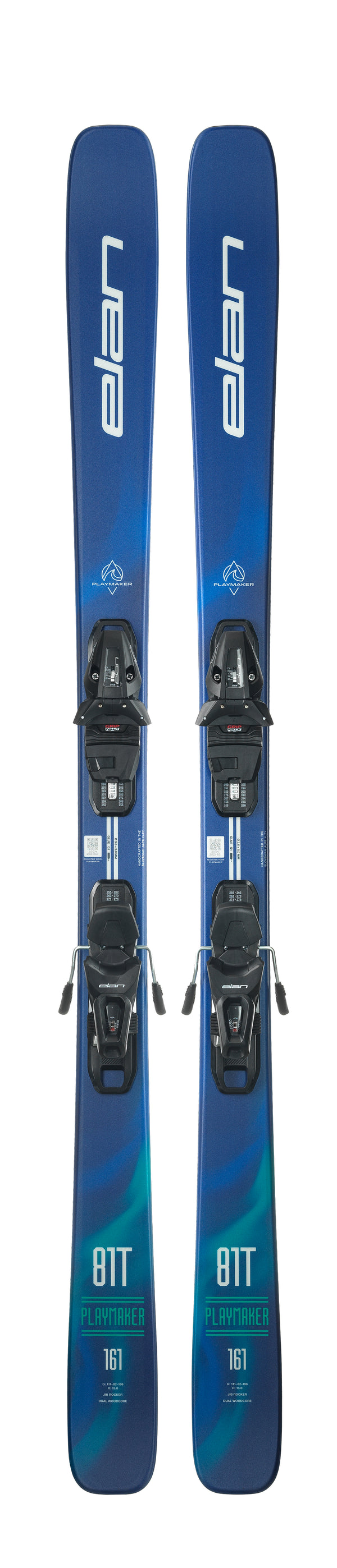 Elan Playmaker 81 T (EL 7.5 System Binding) Junior Skis 2026 - Aspen ...