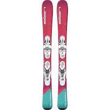 Elan Lil Magic JRS (EL 4.5 70cm-130cm System Bindings) Skis Girls 2026 ...
